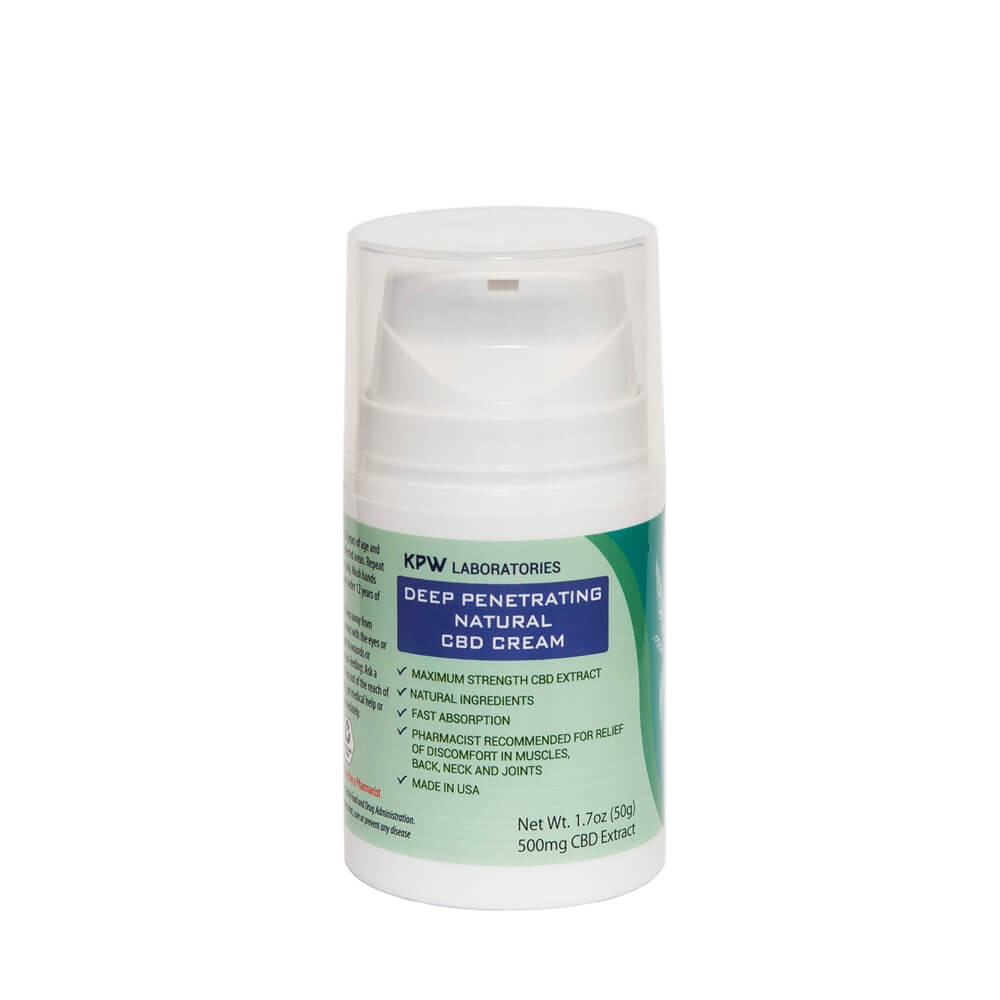 Deep Penetrating Natural CBD Cream – KPW Laboratories